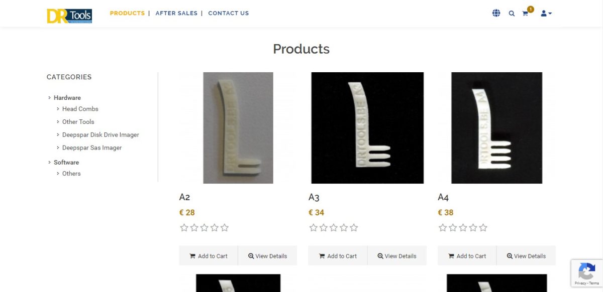 DRTools Online Store - Vizrex Software Solutions
